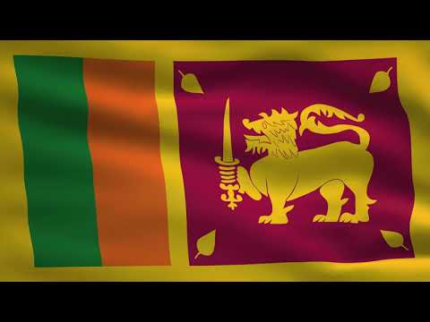 Sri Lanka Flag Animation | 4k | Flags of the World
