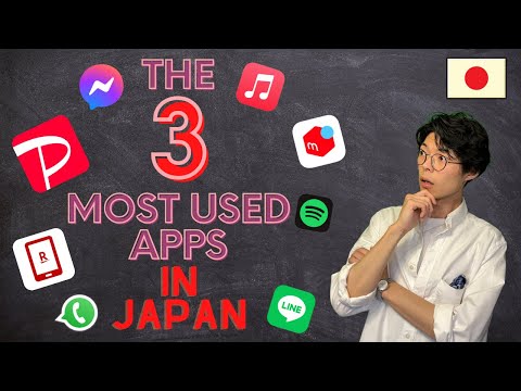 The 3 most used Apps in Japan!!