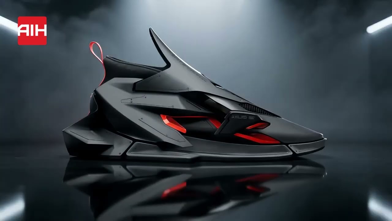 KINEXIS: AI-Generated Cyberpunk Footwear Concept | AIH Cinematic Showcase