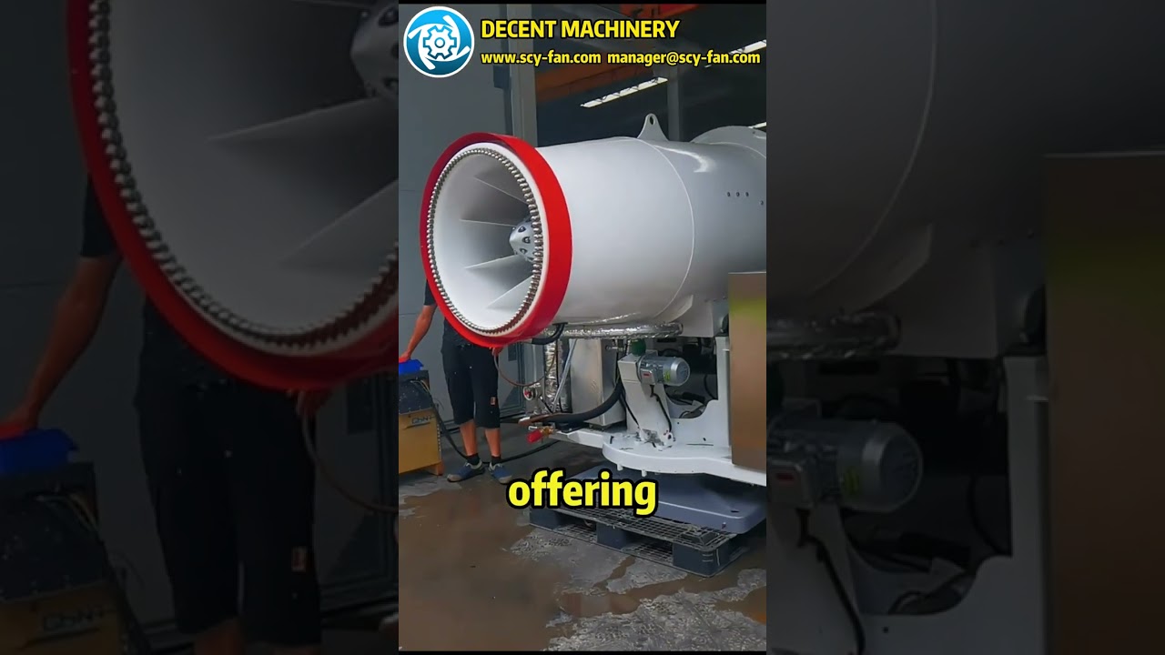 Decent Machinery’s Spray Cannons: Superior Dust Control for Various Applications