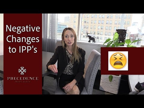 Negative Changes to Individual Pension Plans (IPP's)