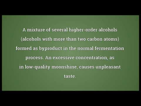 Fusel oil Meaning