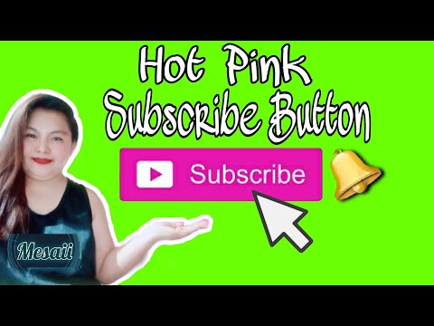 FREE TO DOWNLOAD| HOT PINK SUBSCRIBE BUTTON