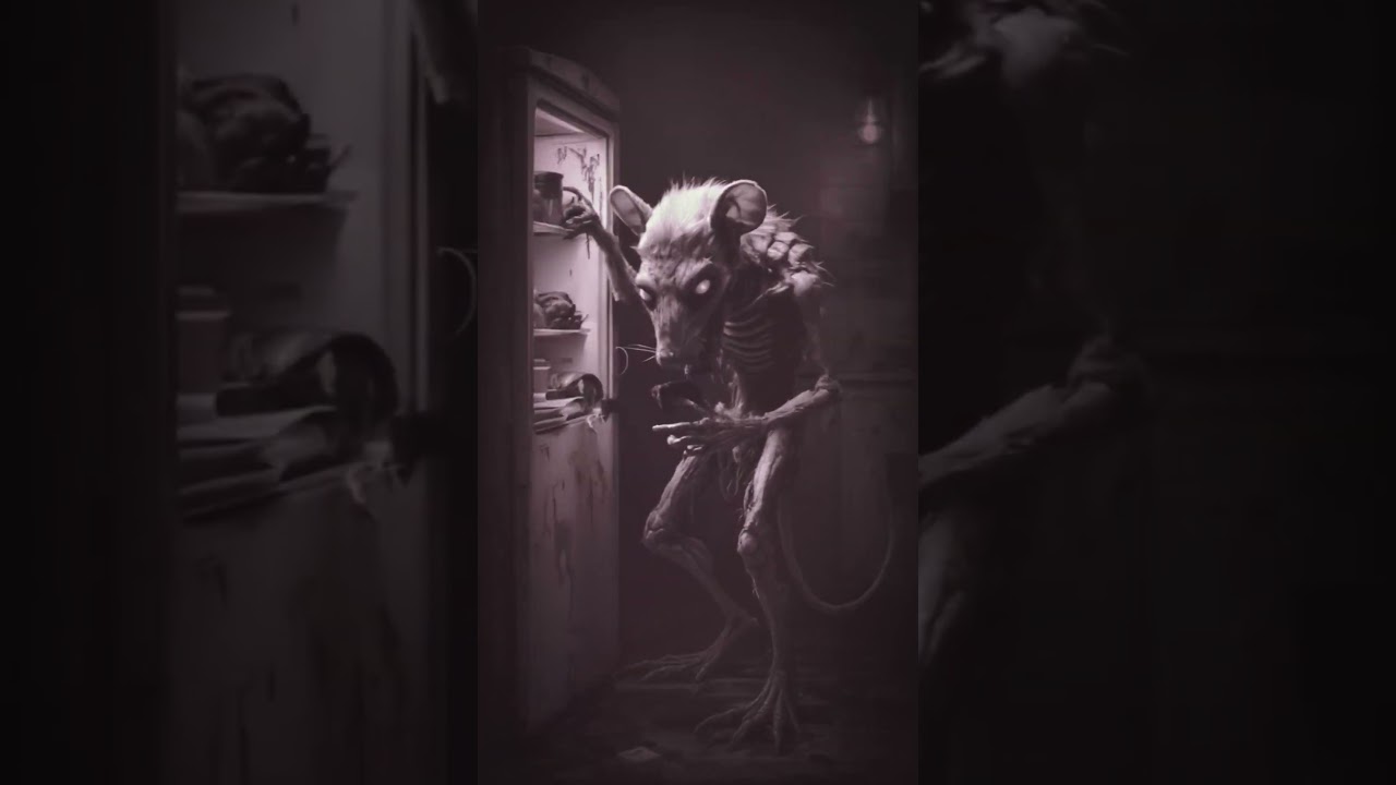POV: You Hear Something in the Kitchen at 3AM… 😨#Ratman #ToiletHorror #HorrorShorts #Creepy #Legend