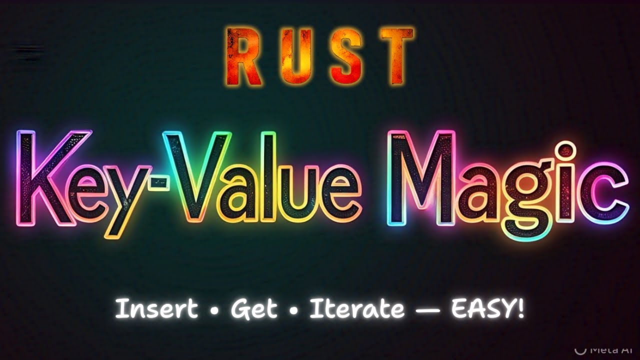 Rust HashMaps Explained Simply! Master insert, get & loop FAST!