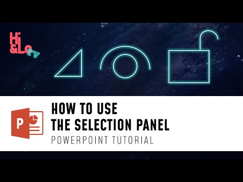 PowerPoint Tutorial: How to use the Selection Panel Function in PowerPoint