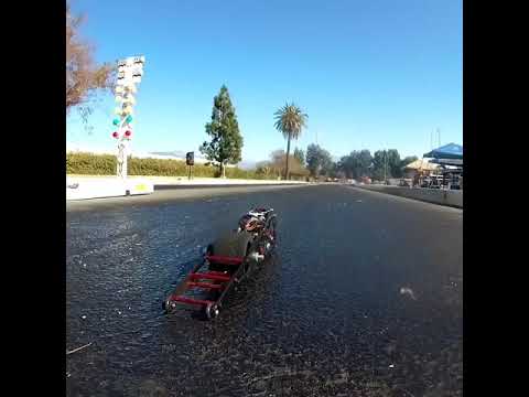 Rc Drag Bike shake down.