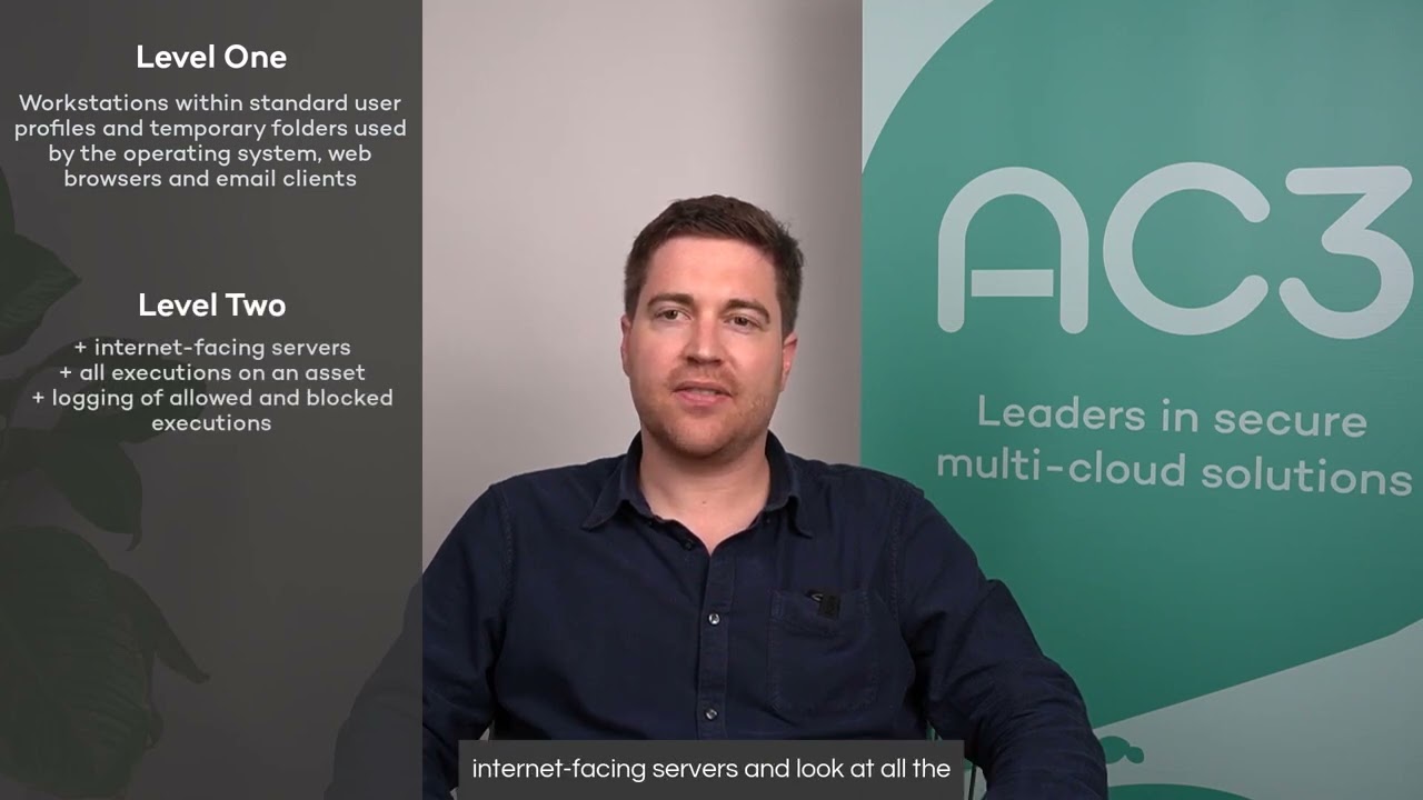 Application control - ACSC Essential Eight mitigation strategy