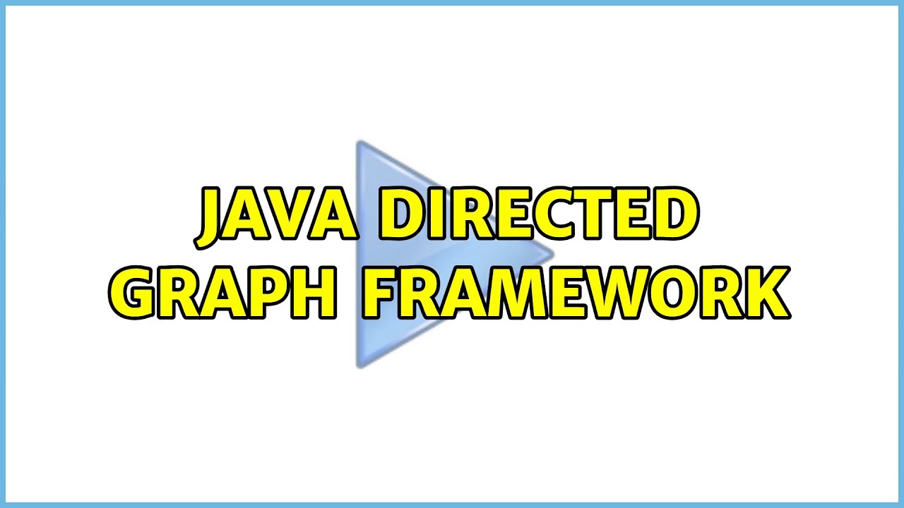 Java Directed Graph framework