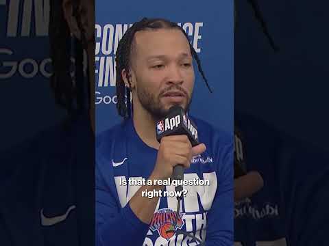 Jalen Brunson gave Tom Thibodeau a VERY strong vote of confidence after being eliminated #shorts