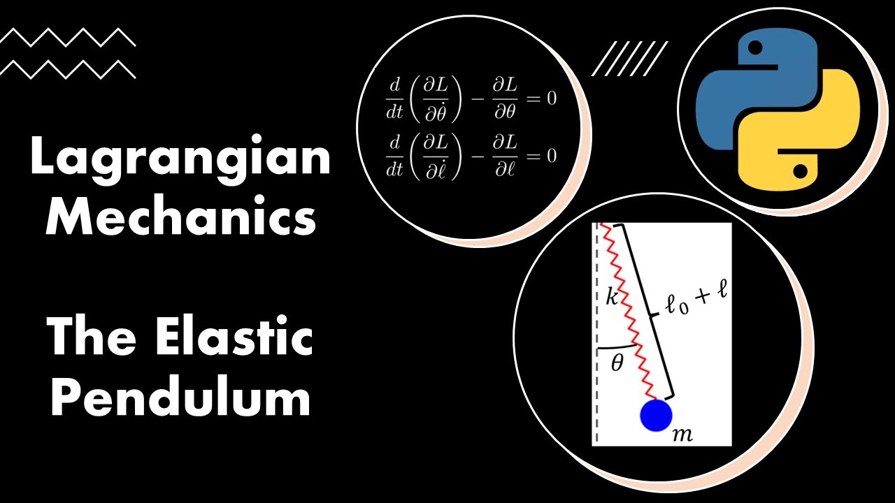 Model and Simulate Elastic Pendulum in Python (Lagrangian Mechanics)