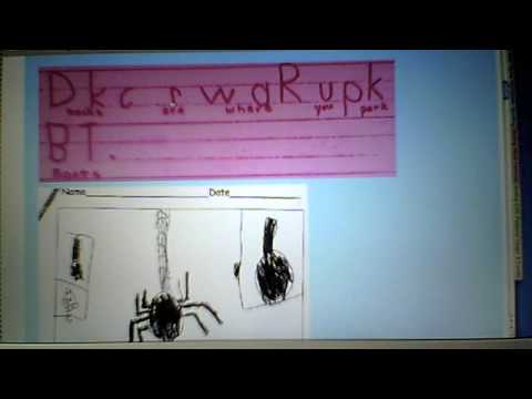 Letter Name Spelling Patterns in Writing