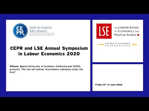 Vittorio Bassi: "No line left behind: Assortative matching inside the firm"