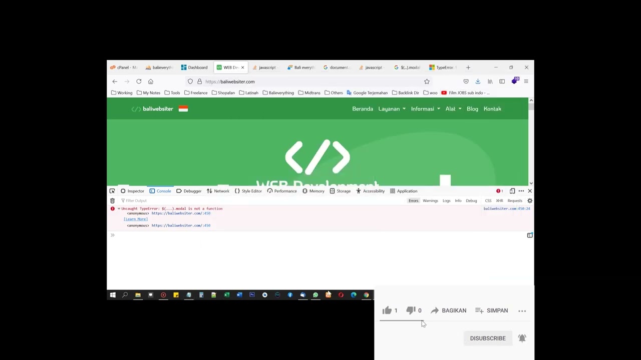 modal is not a function - javascript