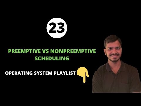 Preemptive and Nonpreemptive Scheduling in Operating System | Process State Changes