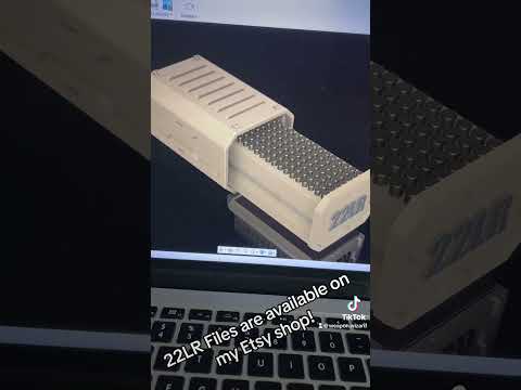 22LR 3D Printable Ammo Box #shortsvideo #shorts #weaponsdaily