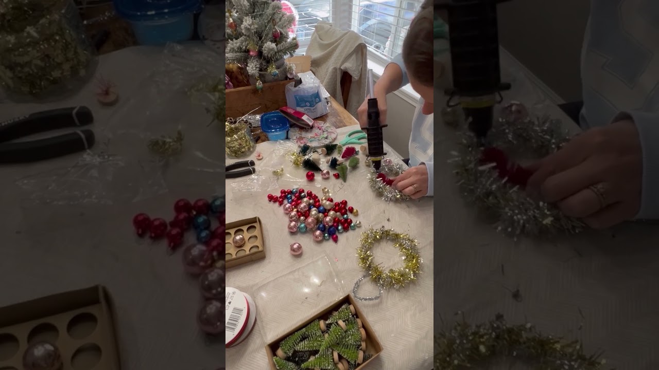 DIY Vintage Inspired Christmas Ornaments #cristmasdecor #diy