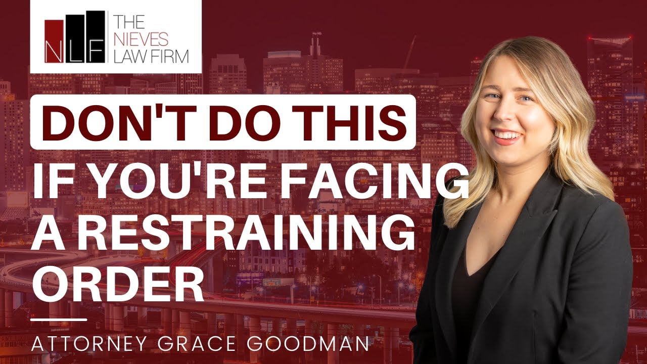What Not to Do if a Restraining Order is Filed Against You | Oakland Restraining Order Lawyers