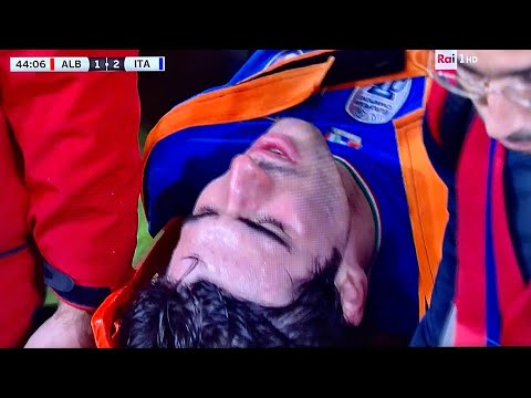 Sandro Tonali INJURY Vs Albania