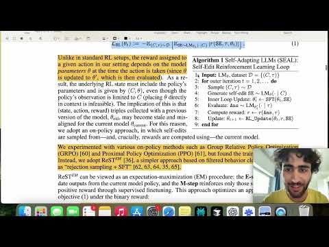 Gentle Introduction to Self-Adapting LLMs (SEAL)