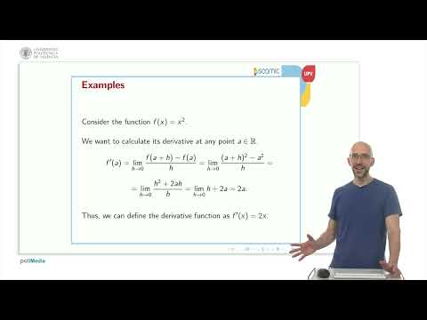 SEAMIC_Functions: Derivatives I | 14/43 | UPV