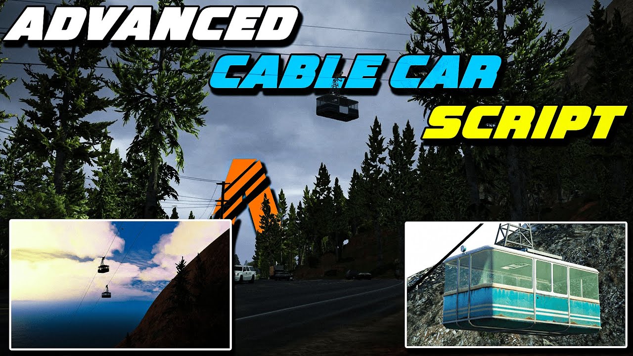 Free Advanced Cable Car Script | QBCore/ESX | FiveM Tutorial #96