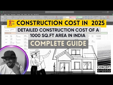 Detailed Construction Cost of a 1000 sq.ft Area in India | Complete Guide 2025