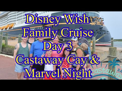 Family Cruise Disney Wish, Princess, Castaway Cay, 5K, snorkeling, Marvel Dinner Silent Disco.