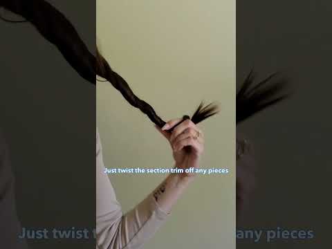 How to Cut your Own Long Hair