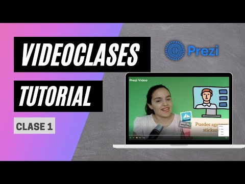 1 Prezi video- Grabá VIDEOCLASES o usalo en tus videollamadas- NUEVO