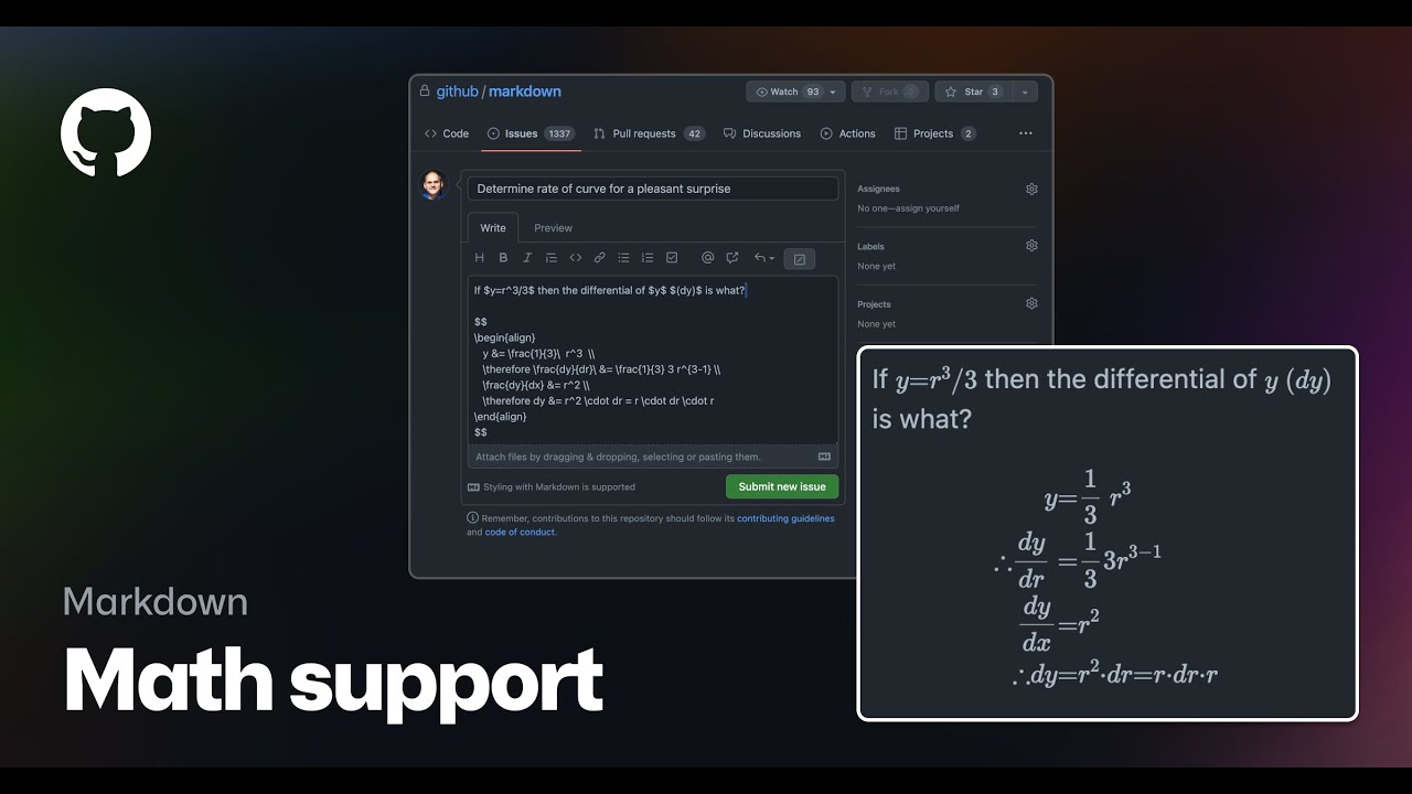DID YOU KNOW ? #GitHub Math support in Markdown #SHORTS