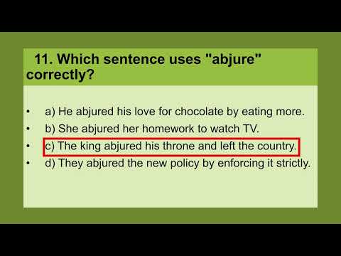 MCQs GRE Top Words (words 1-10, 30 MCQs)