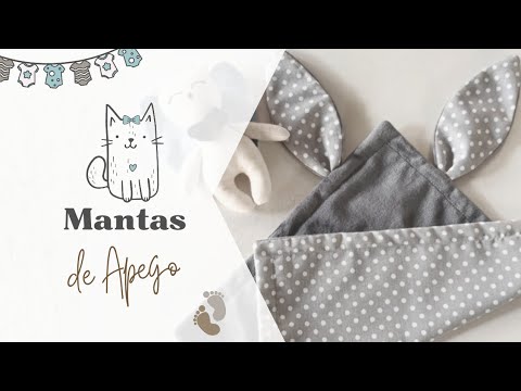 Cómo hacer una manta de apego| DIY manta de apego para tu bebé