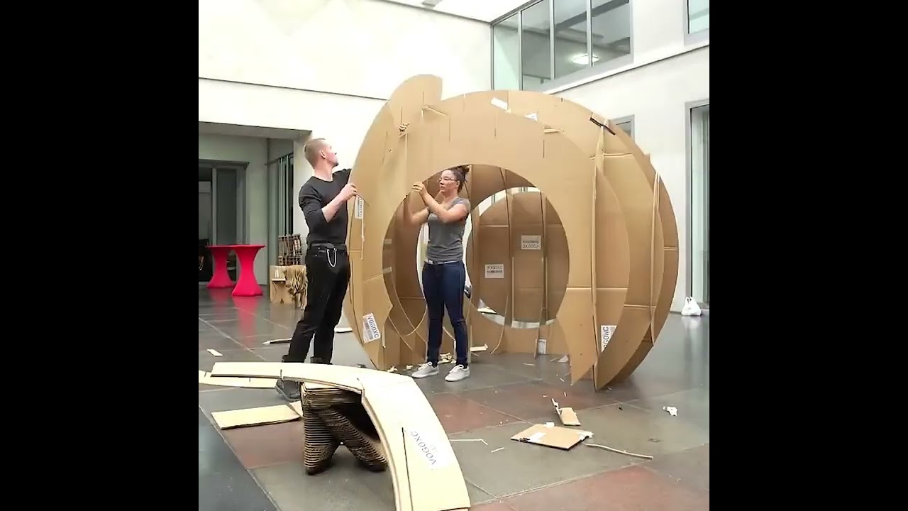 Our first cardboard build (2012) #diy #diyproject #cardboard #cardboardcraft #cardboardart #art