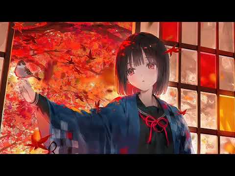 Anime Girl Autumn Leaves 4k Live Wallpaper for Laptop [Check description to set this as wallpaper]