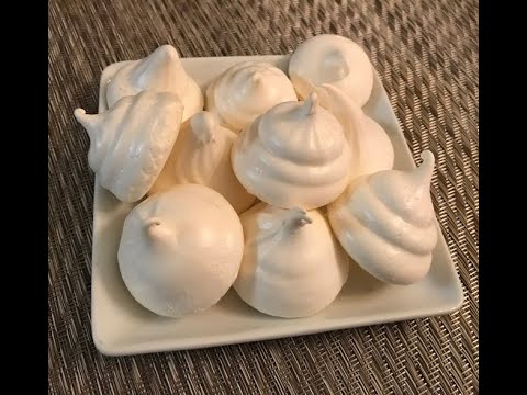 French Meringue Cookies with only 2 ingredients