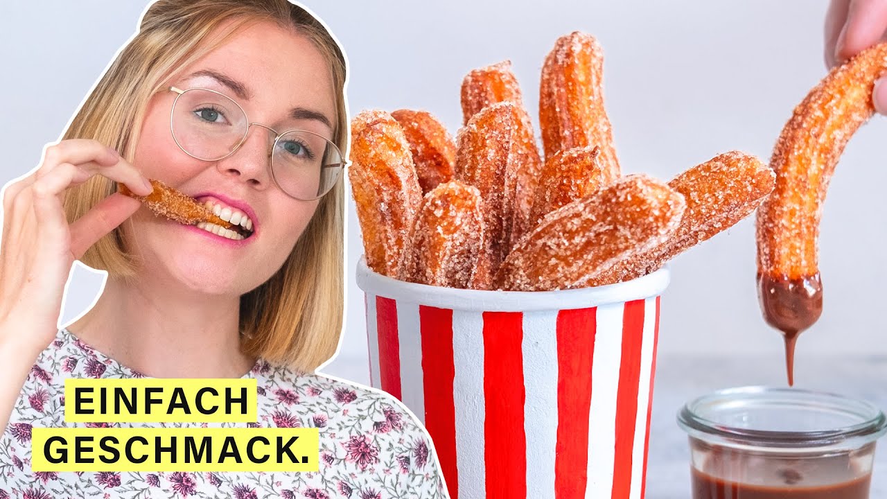 So machst du die perfekten CHURROS wie vom JAHRMARKT 🎠