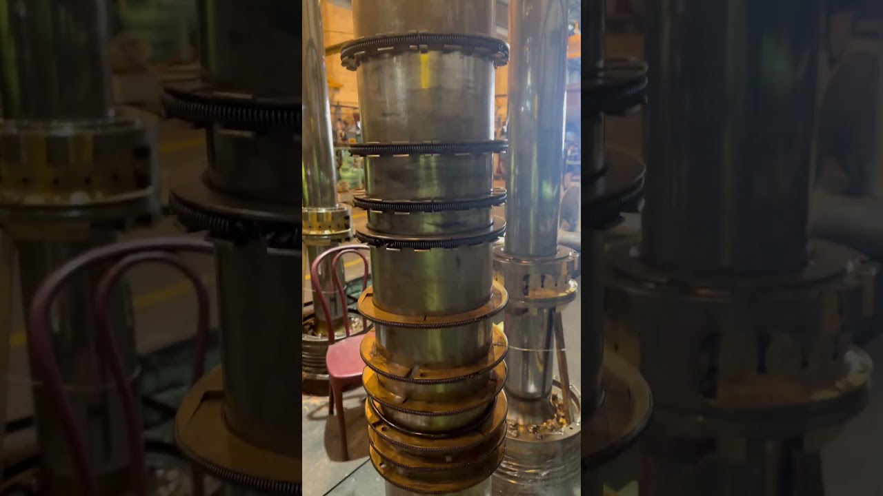 Stuffing Box - Man B&W Engine 🚢🛠️ #engineering #machine #new #travel #automobile #share #mariner
