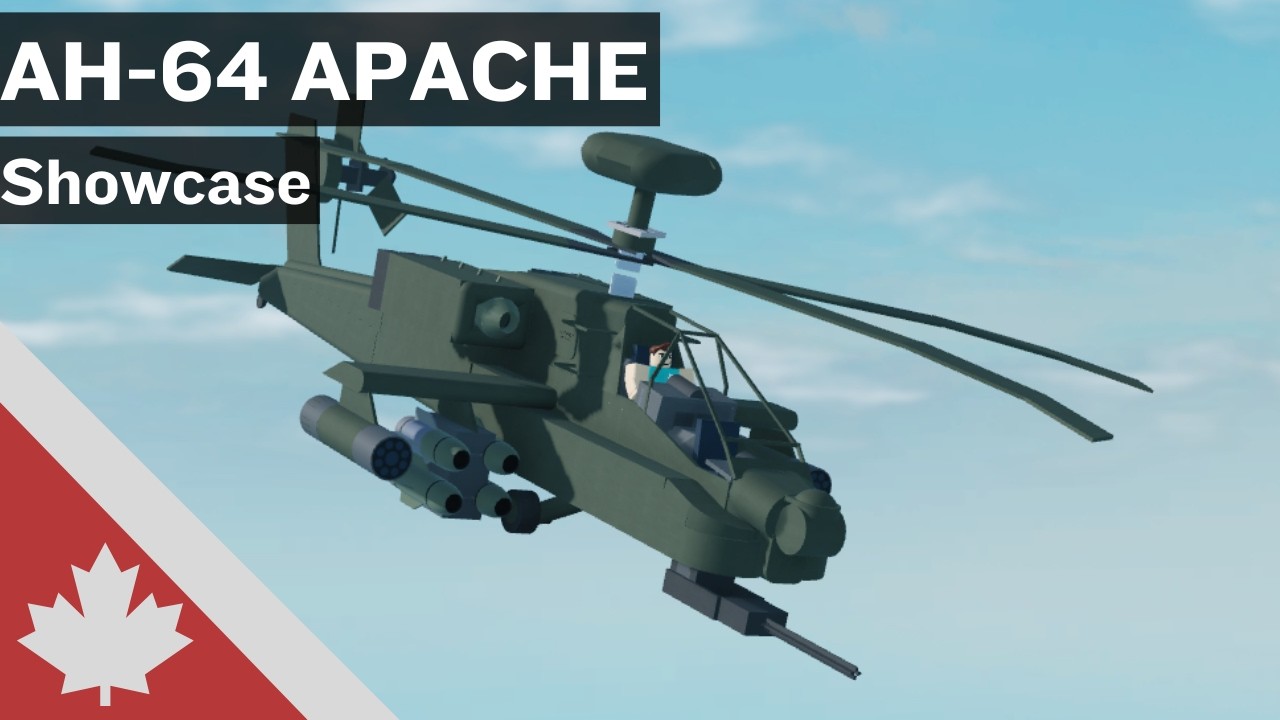 Plane Crazy AH-64 Apache showcase