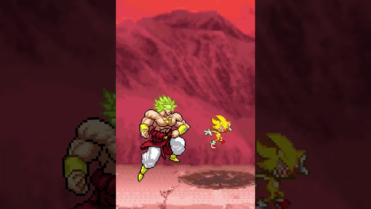 Fleetway Sonic vs Broly