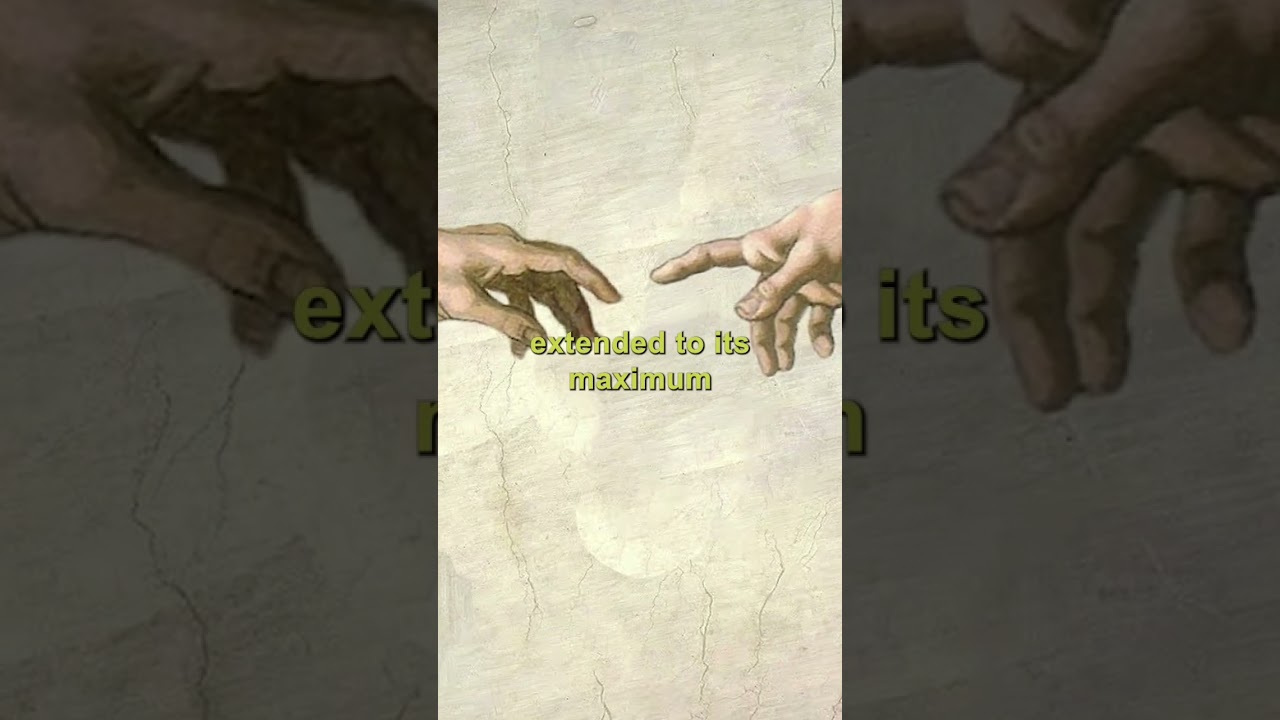 The Ultimate Choice | Hidden Meaning in Michelangelo’s Creation of Adam #shorts