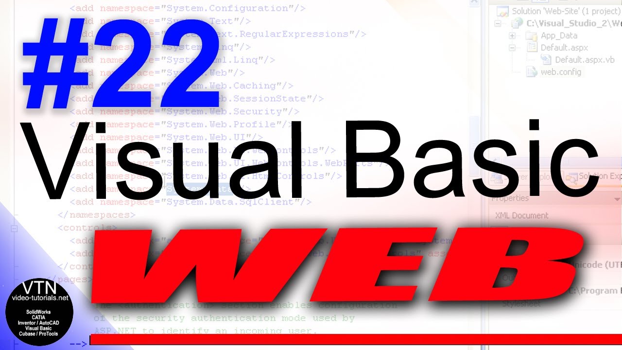 V2 22 VISUAL BASIC  2008  ( Tutorial  CSS )