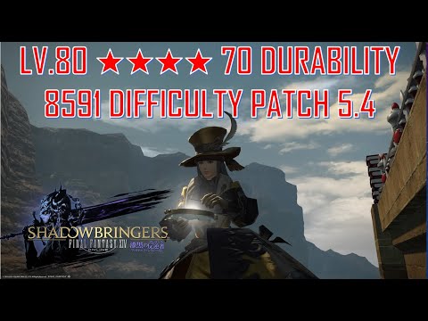 LVL 80 ★★★★ • 70 Durability 8591 Difficulty Patch 5.4 – FFXIV Crafting ...