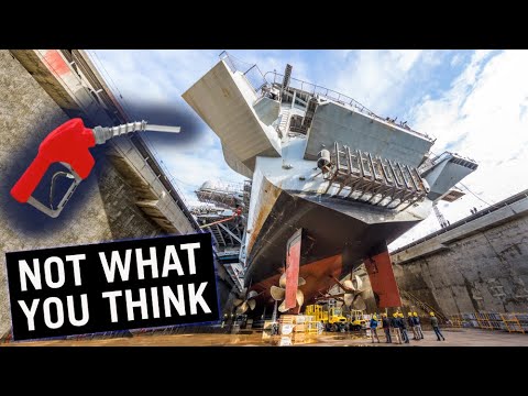 How Are Nuclear-Powered Carriers Refueled? #shorts