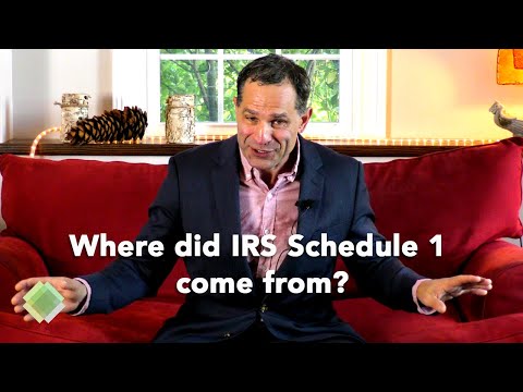 IRS Schedule 1: The new shell game that may only confuse you.