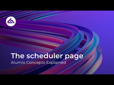 The scheduler page