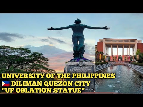 UNIVERSITY of The Philippines 🇵🇭 DILIMAN QC. UP OBLATION STATUE / BIKING ADVENTURE TOUR.