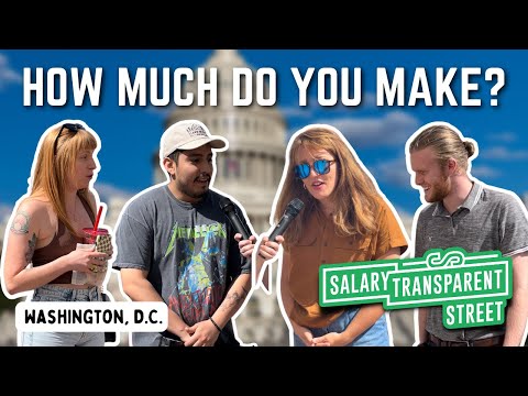 Washington, D.C.📍How much do you make? Salary Transparent Street