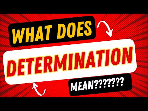 What is Determination? | Word of the Day for Kids