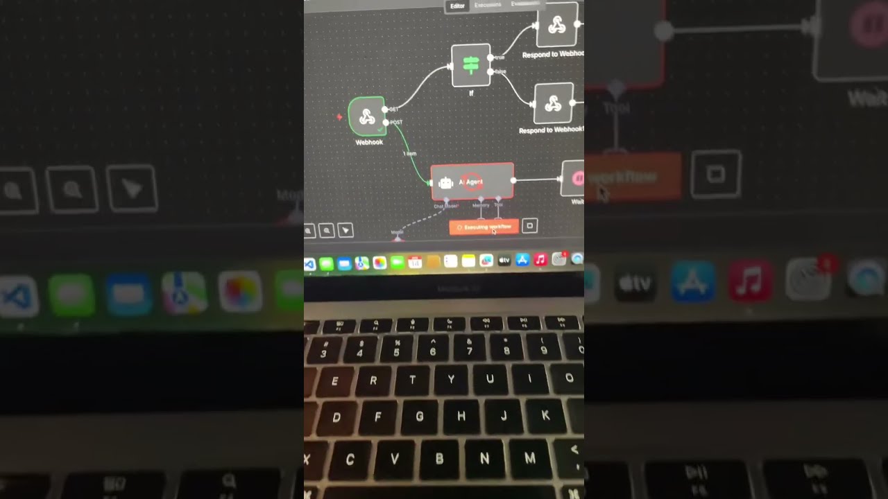 Facebook Messenger Bot using N8n Automation #shorts